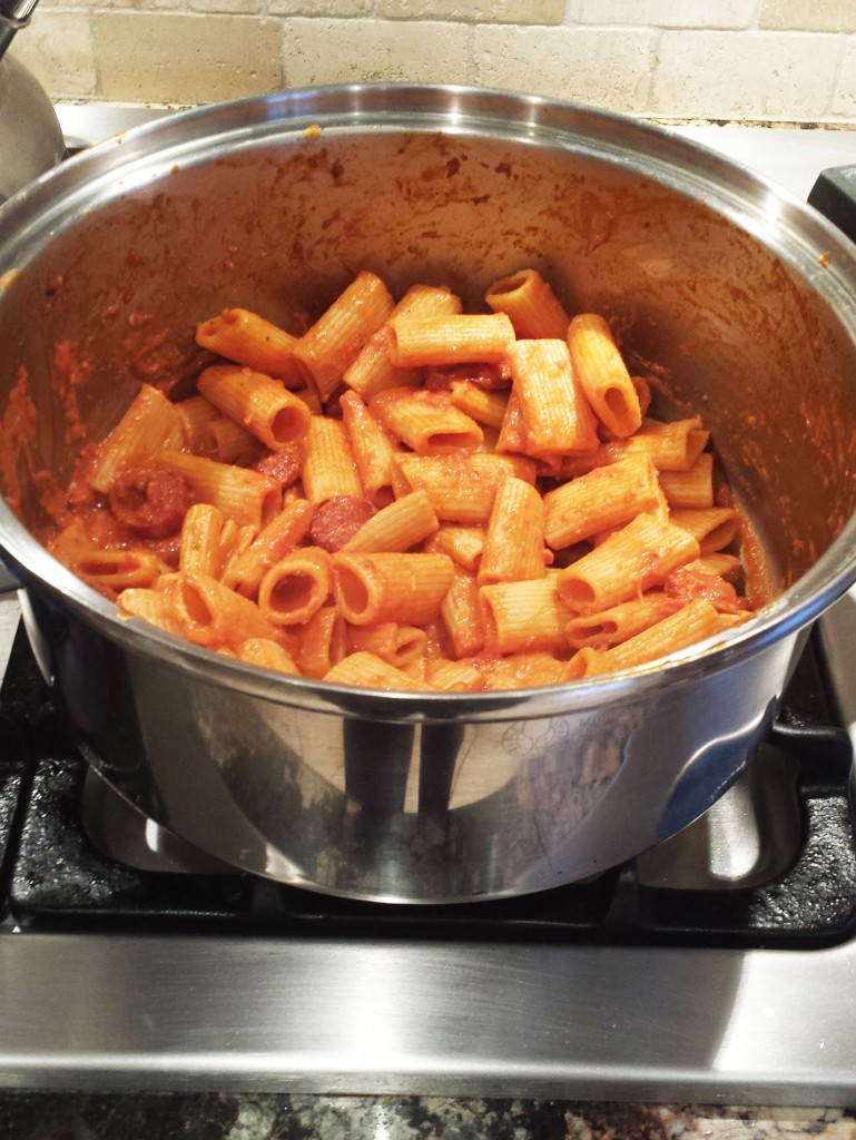 Rigatoni Rosé with Sausage – Kitchen Charm Canada Blog